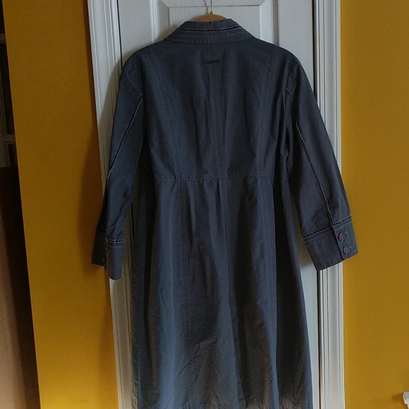 Dkny | Jackets & Coats | Charcoal Grey Duster | Poshmark